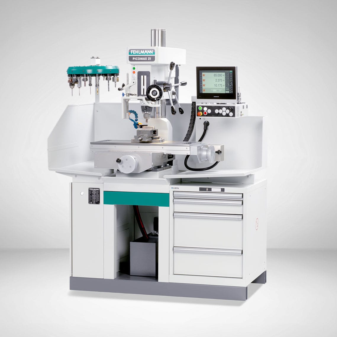 Vertikale Bohr- und Fräsmaschine - PICOMAX® 21-M - FEHLMANN - 3-Achs ...