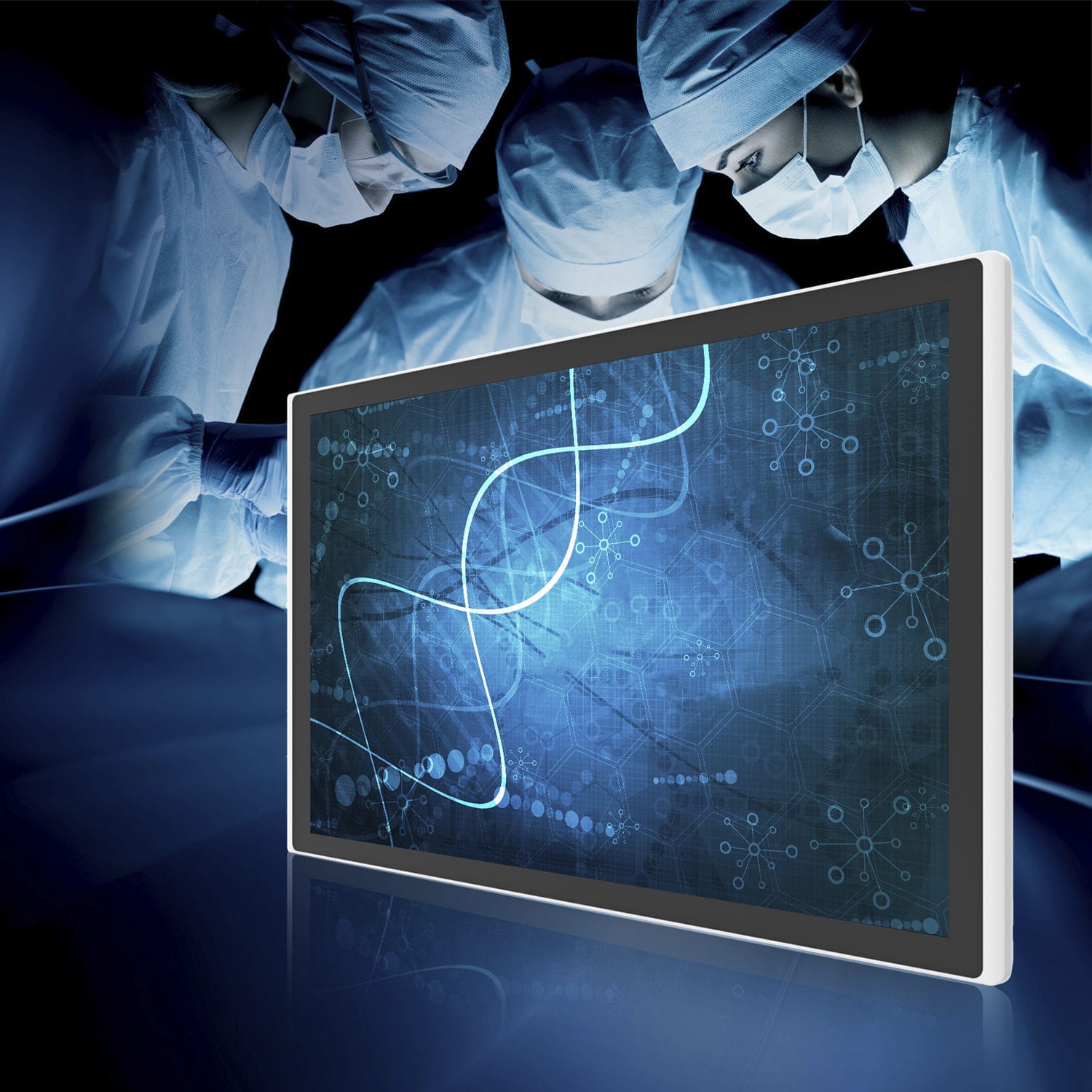 Monitor für medizinische Anwendung - W32L100-PTA1 - Winmate, Inc. - LCD / kapazitive ...