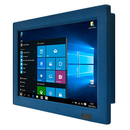 Panel-PC / LCD - W12IAD3S-VMM9(HB) - Winmate, Inc. - Breitbild-Monitor / mit resisitivem ...