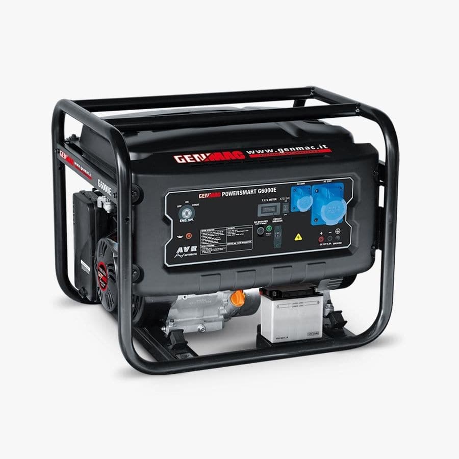 Benzinbetriebenes Stromaggregat - GENMAC SRL - einphasig / tragbar / 50 Hz