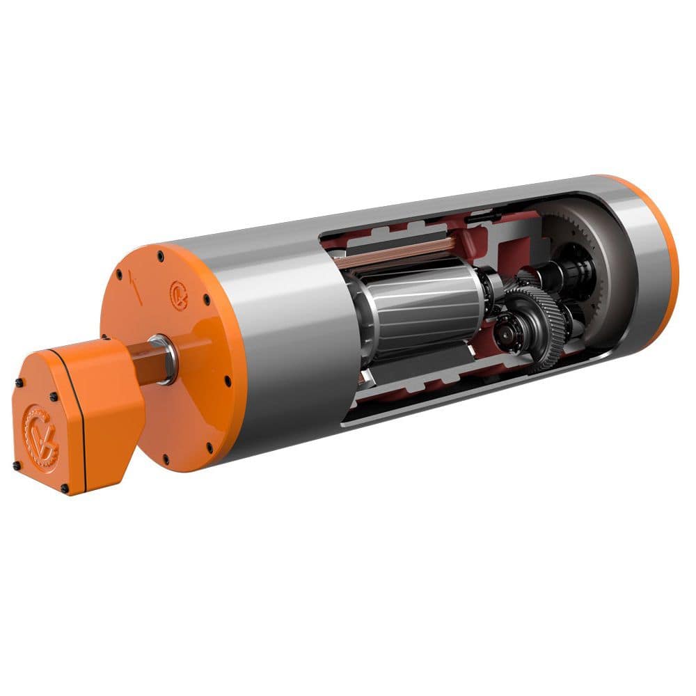 Dreiphasiger Trommelmotor - TM100 - TM215 - Van der Graaf - gesteuert ...