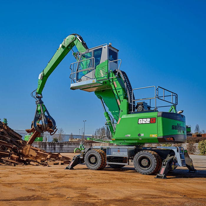 Umschlagbagger auf Raupen - 822 G - SENNEBOGEN Maschinenfabrik GmbH ...