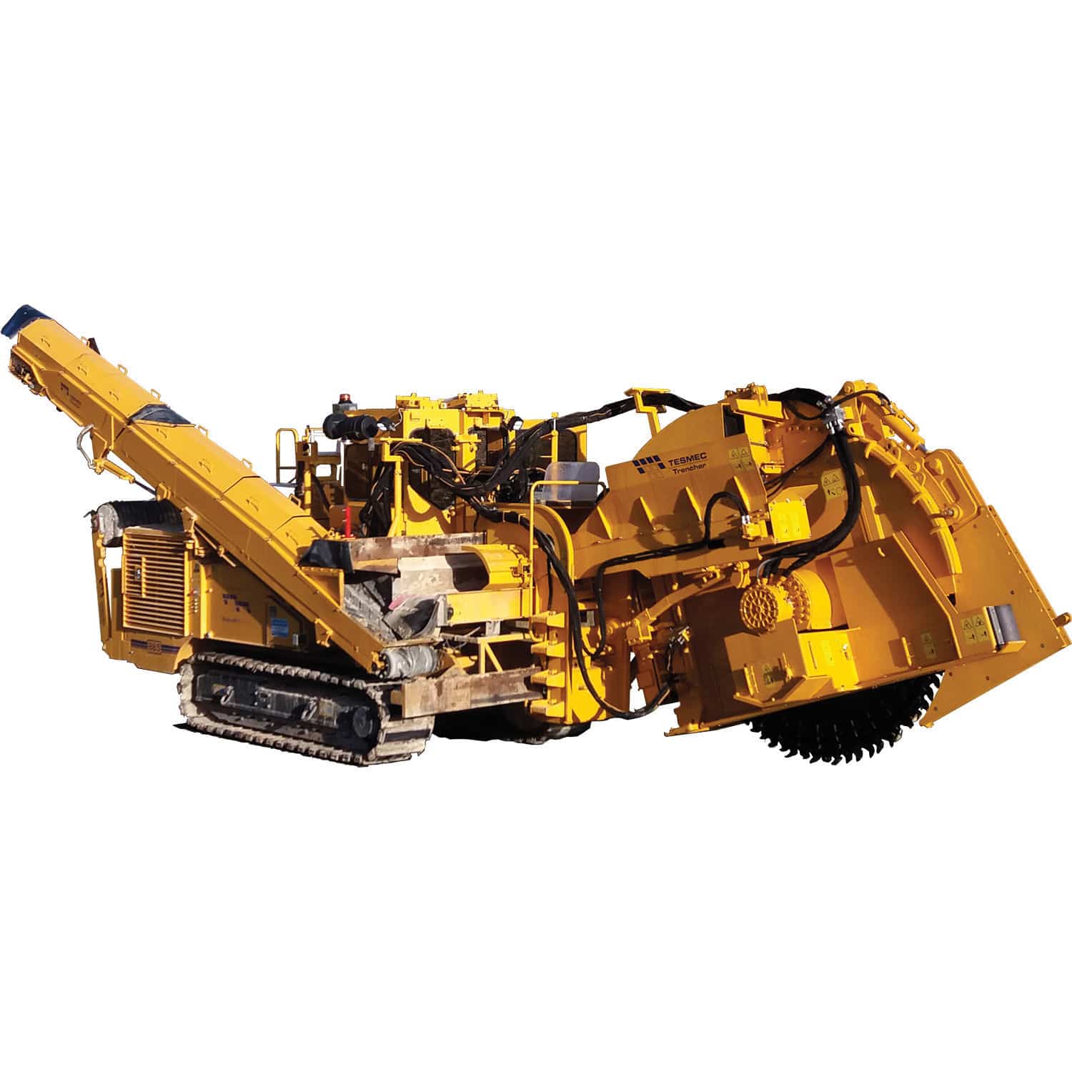 Fels-Grabenfräse - 950R T1000 - TESMEC - auf Raupen / für Traktor