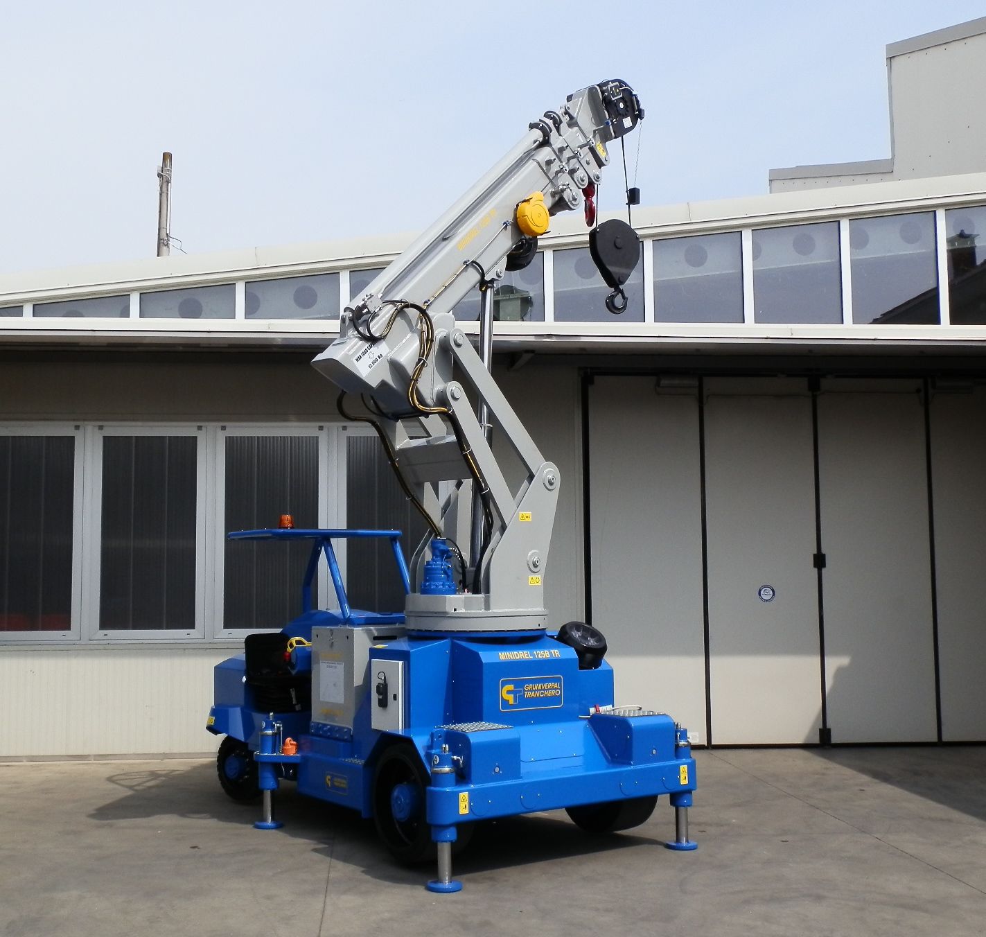 Mobiler Kran - MINIDREL 125B TRS - Gruniverpal S.r.l. - Ausleger ...