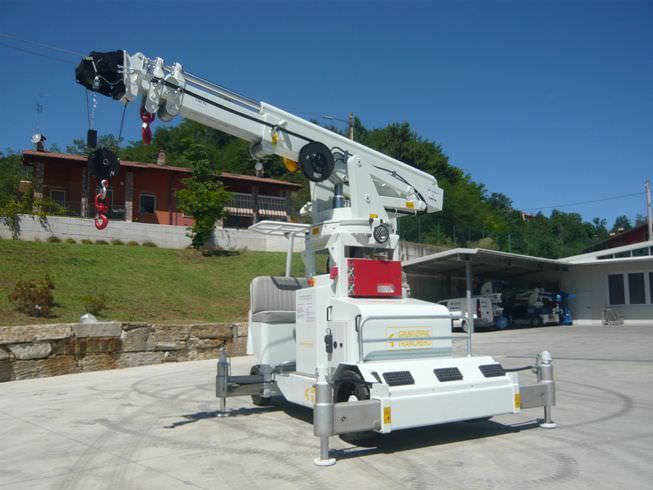 Mobiler Kran - MINIDREL 50B WVR - Gruniverpal S.r.l. - mit Ausleger ...