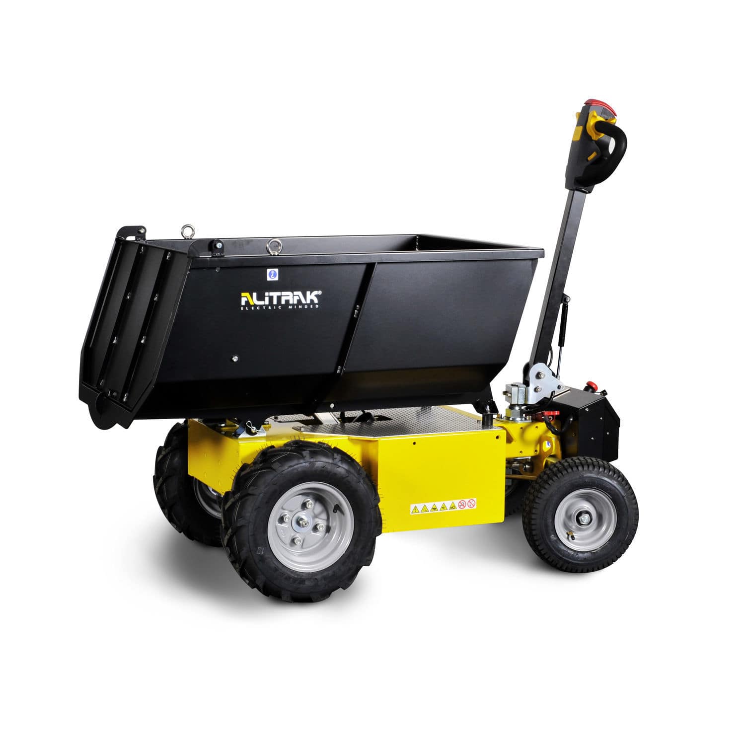 Mini dumper / Rad - JM700P - ALITRAK S.r.l - elektrisch / mit Frontentladung / Fronthochkipper