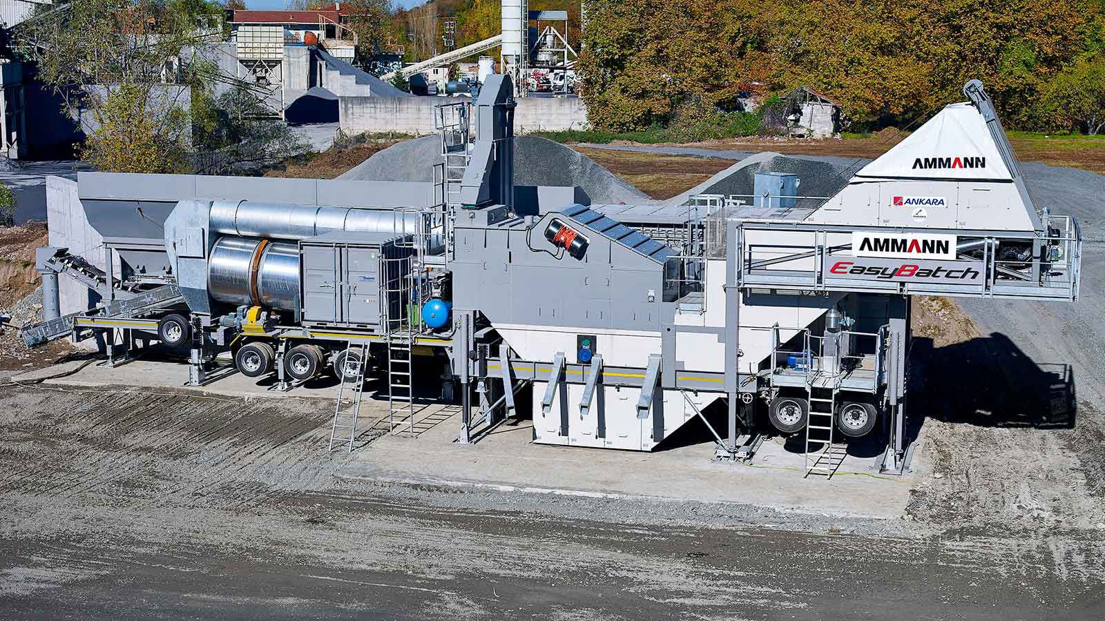 Mobile Asphaltmischanlage - ABM 90-140 EASYBATCH - Ammann ...