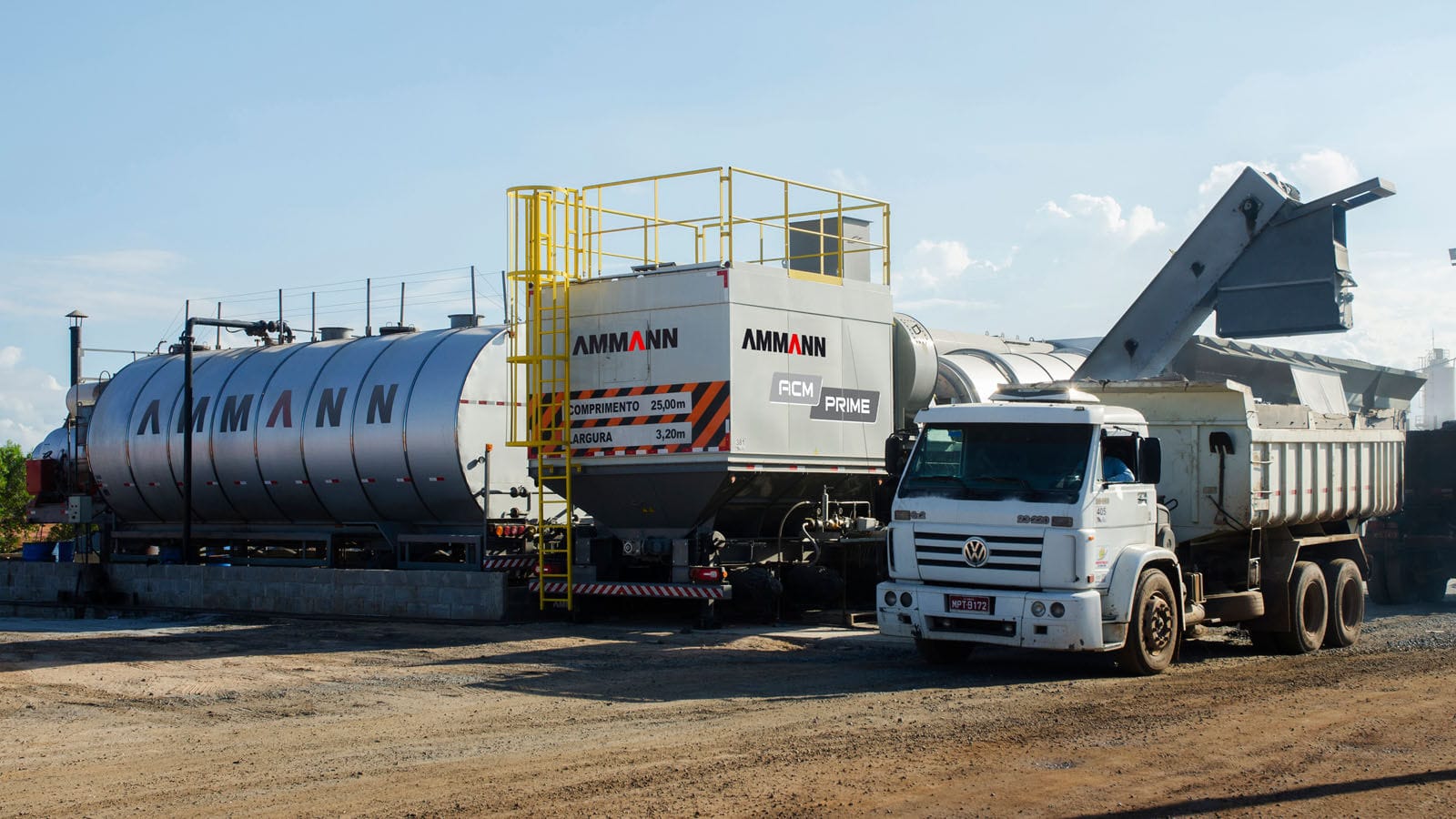 Mobiler Asphaltmischanlage - ACM 100-210 PRIME - Ammann - kontinuierlich