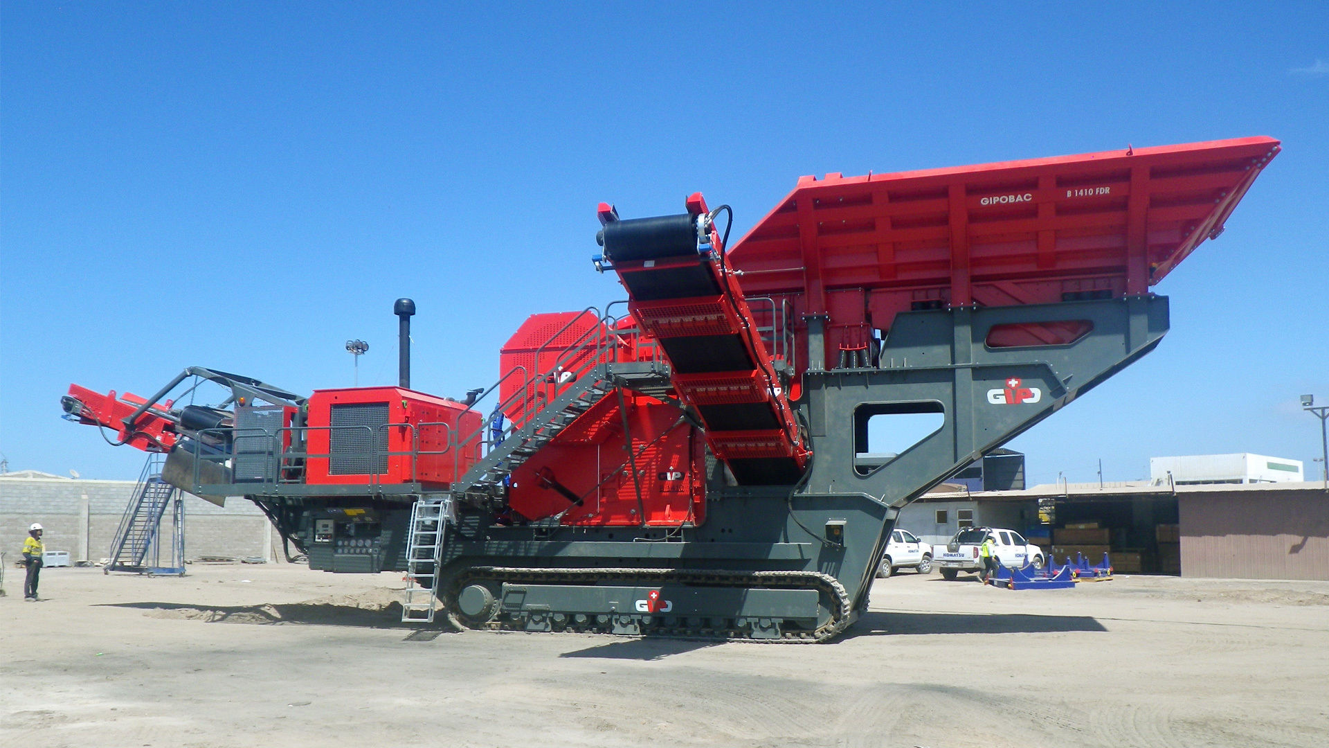 Backenbrecher - GIPOBAC B 1410 FDR - GIPO AG - mobil / auf Raupen ...