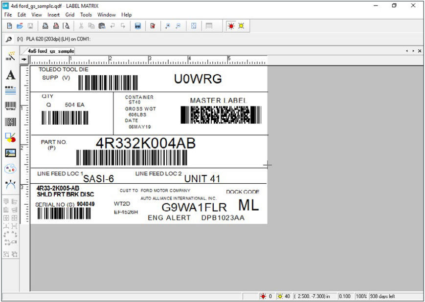 Schnittstellen-Software - LABEL MATRIX - TEKLYNX - Entwicklungs ...