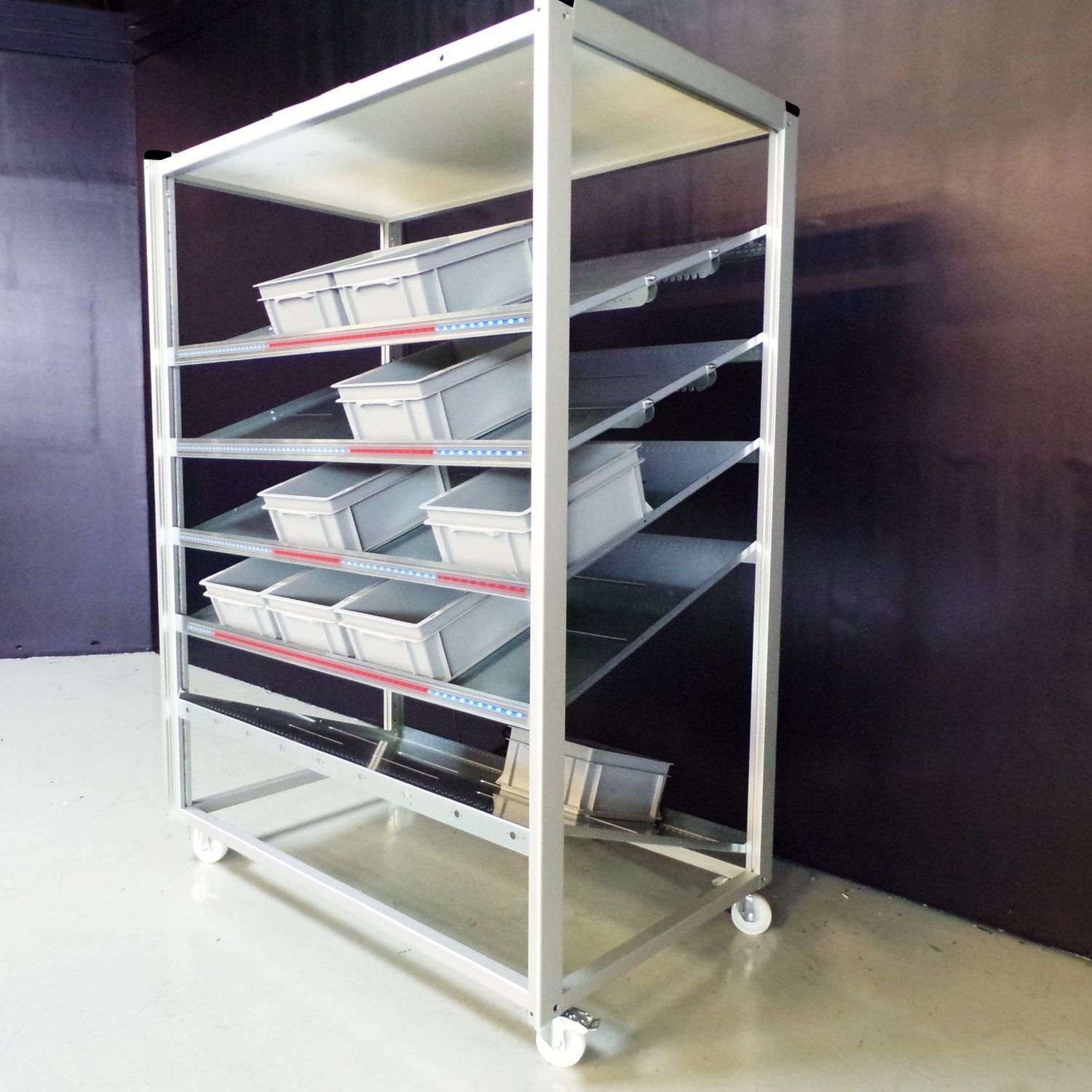 Lagerregal - Kanban - Signature SAS - Aluminium