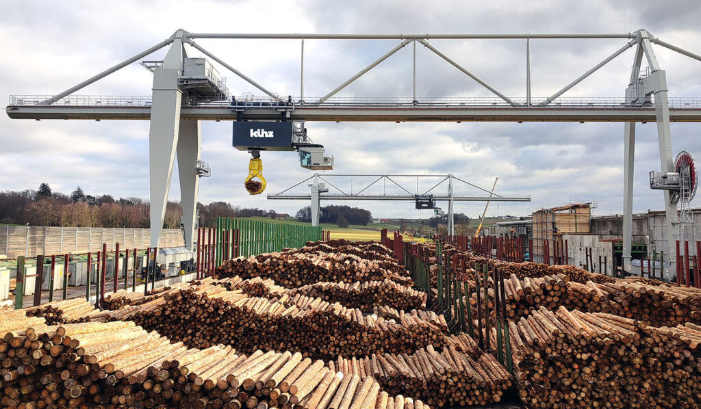 Schienenmontierter Portalkran - RMG - Künz GmbH - für die Logistik ...