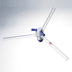3-Wege-Hahn - S411530 - Synthware glass - für Laborglasware