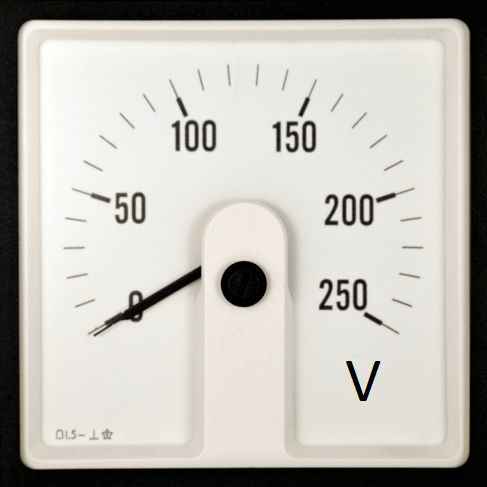 Analoges Voltmeter - PAQ48n(i) - Celsa - für Schalttafeleinbau / DC