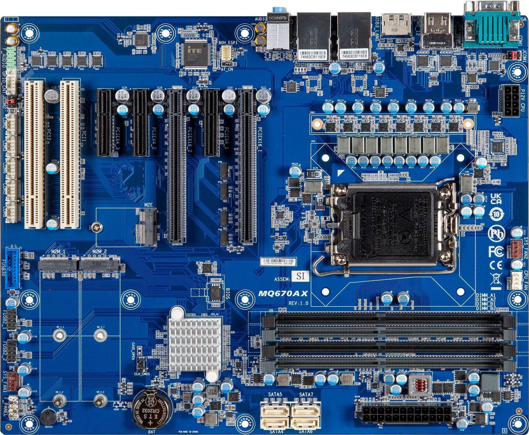 ATX-Mainboard - ATX-Q670A - GIGAIPC - Intel® Celeron® / Intel® Pentium ...