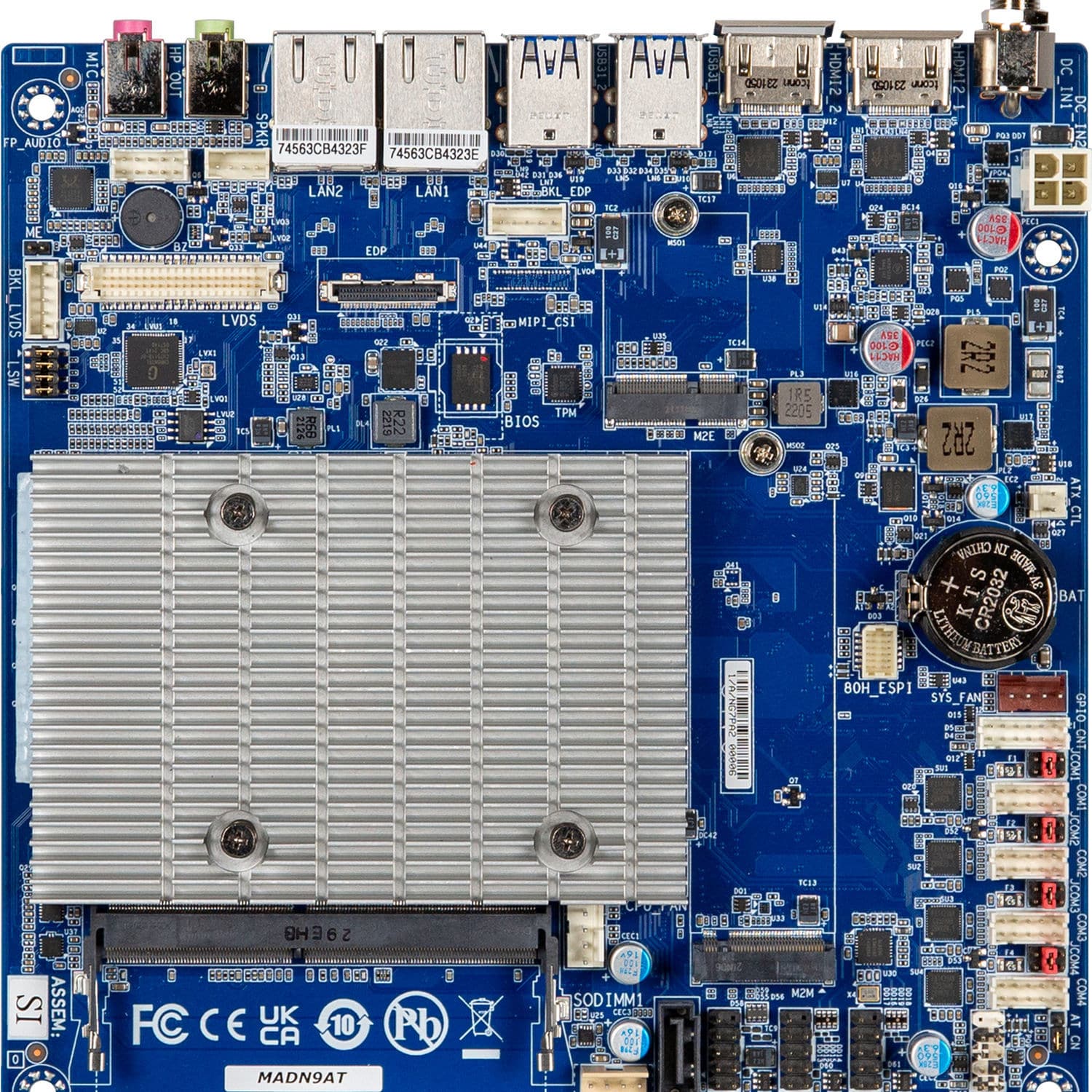 Mini-ITX-Mainboard - iTXL-N97A - GIGAIPC - Quad-Core / INFINEON / Intel® Processor N97