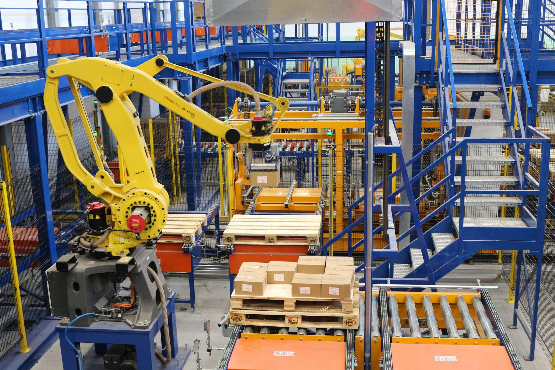 Palettierroboter - UTECO CONTEC SRL - Knickarm / bodenstehend