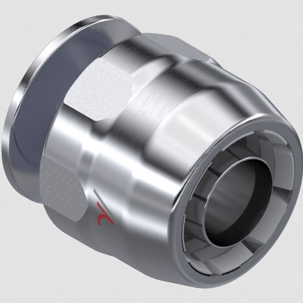 Tri-clamp-Anschluss - ASLK.D series - Aseptconn AG - hydraulisch / Push ...