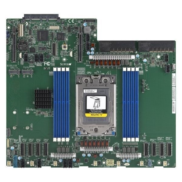 ATX-Mainboard - H13SRH - SUPERMICRO - AMD Ryzen™ Threadripper / DDR5 SO ...