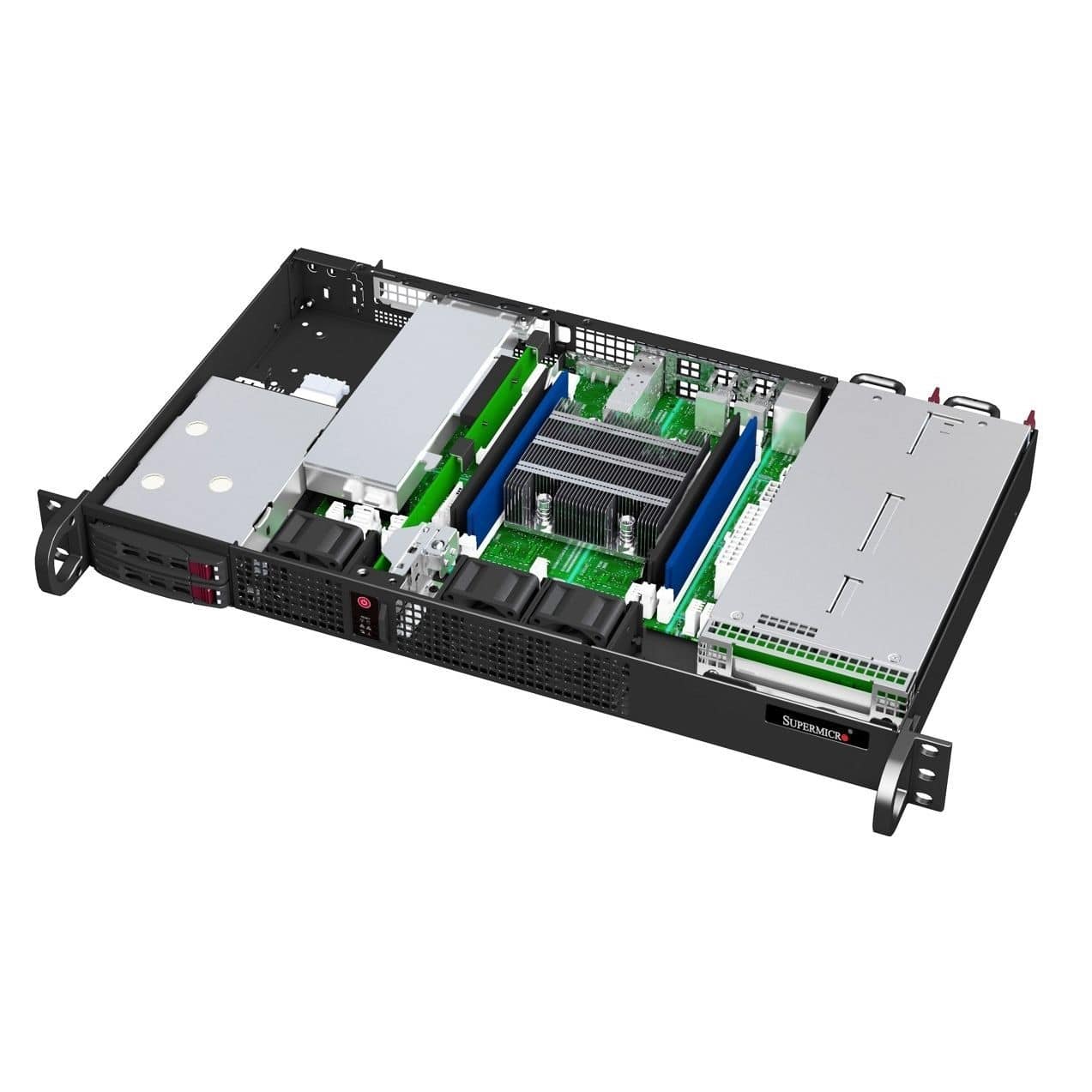 Rack-Chassis - 506TQC-R301 - SUPERMICRO - 2U / für Backplanes / 4 Disk ...