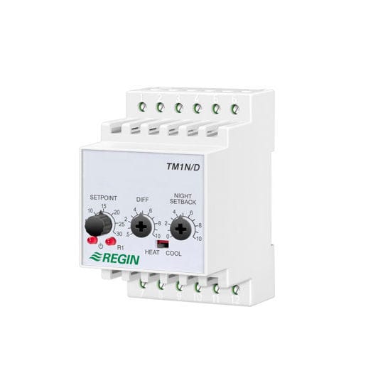 Elektronischer Thermostat - TM1N/D - Regin - mit Relais / für DIN ...