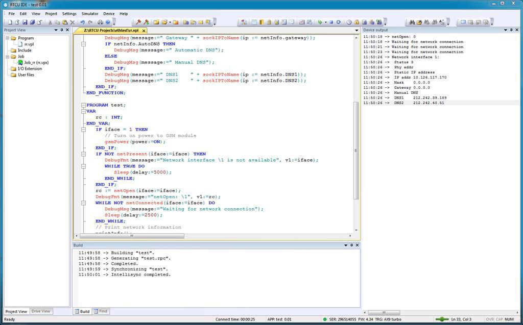Programmiersoftware - IDE Programming Environment - LOGICIO - Entwicklungs / Ausgabe / Emulation