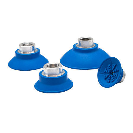 Flacher Saugnapf - HAF series - HANVAC GMBH - rund / Chloropren / NBR