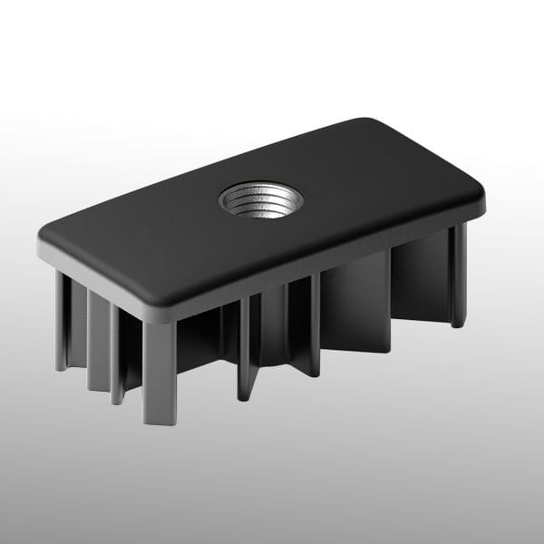 Gewindebuchse - 82 series - Tecom - Polyamid / vernickeltes Messing