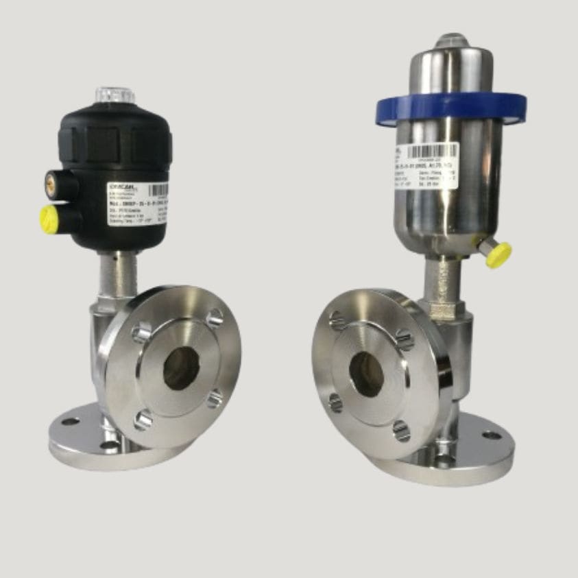 Pneumatisches Ventil - OMISP - air fluid solutions - Absperr / Flansch ...