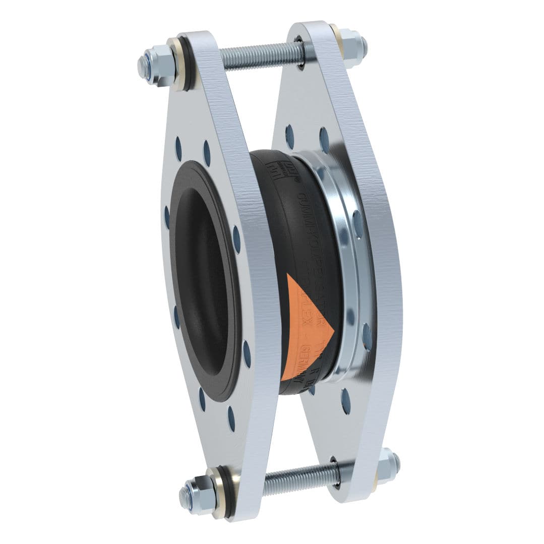 Gummi-Kompensator - R-2 - STENFLEX Rudolf Stender GmbH - rund / Flansch ...