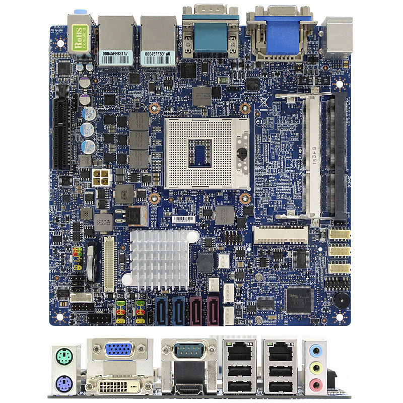 Mini-ITX-Mainboard - MX67QMD - BCM Advanced Research - Intel® Core™ i ...
