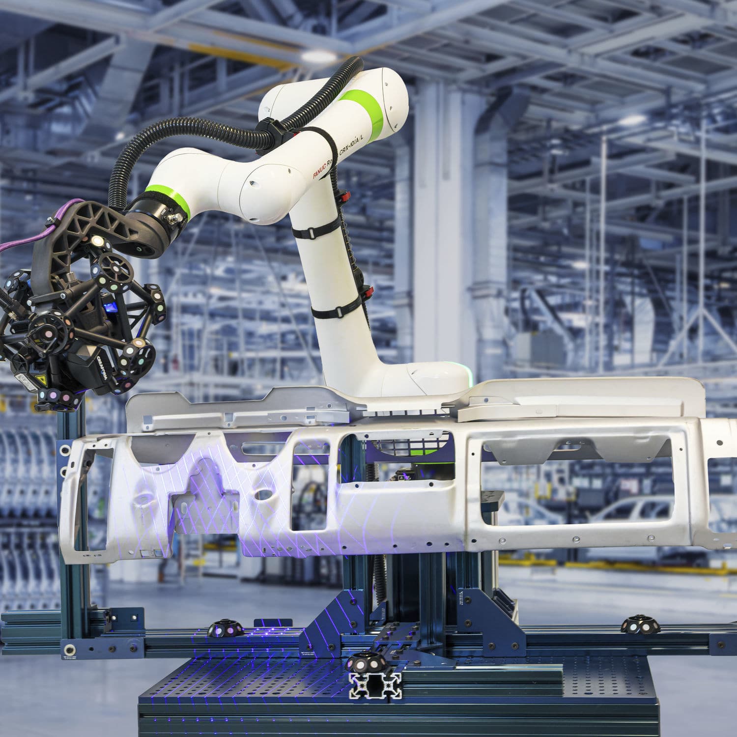 Robotisiertes Scanner-System - Creaform - 3D / für Qualitätskontrolle ...