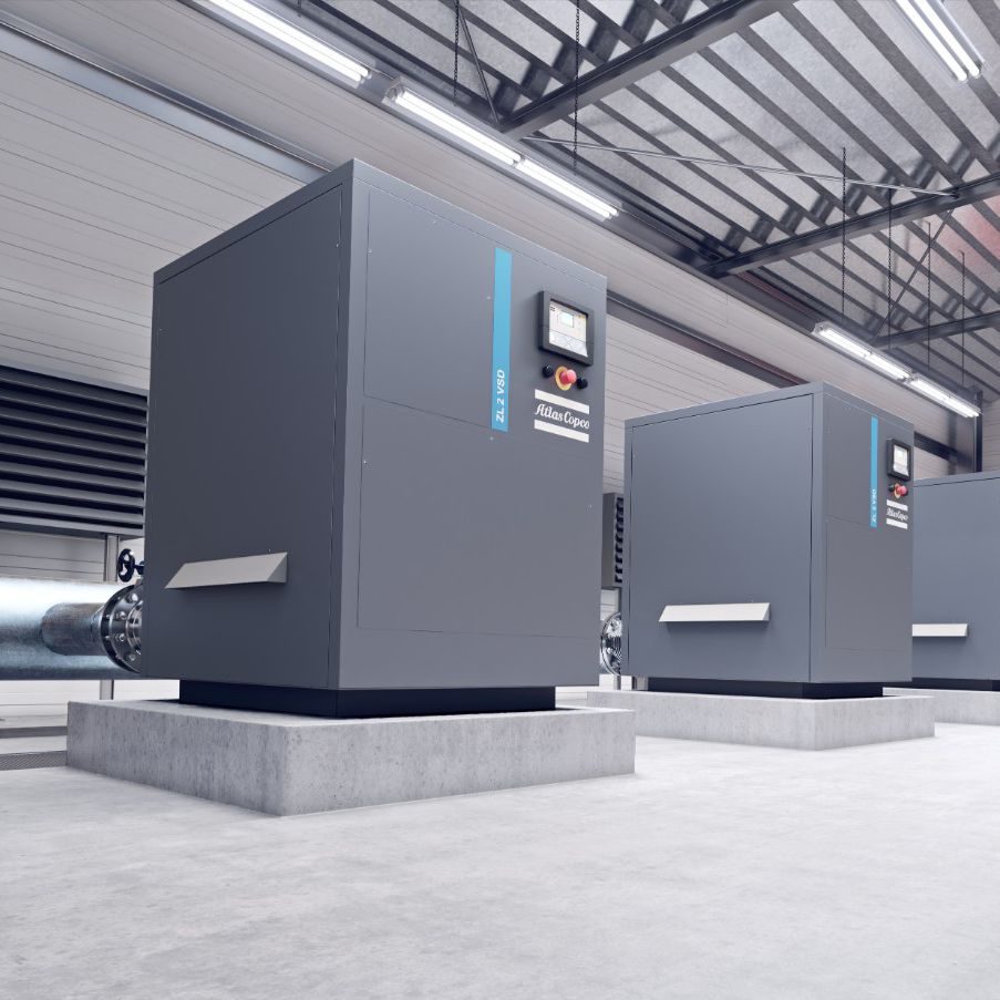 Luftgebläse - ZL 1-4 - Atlas Copco Compressors - 3-lappig / einstufig ...