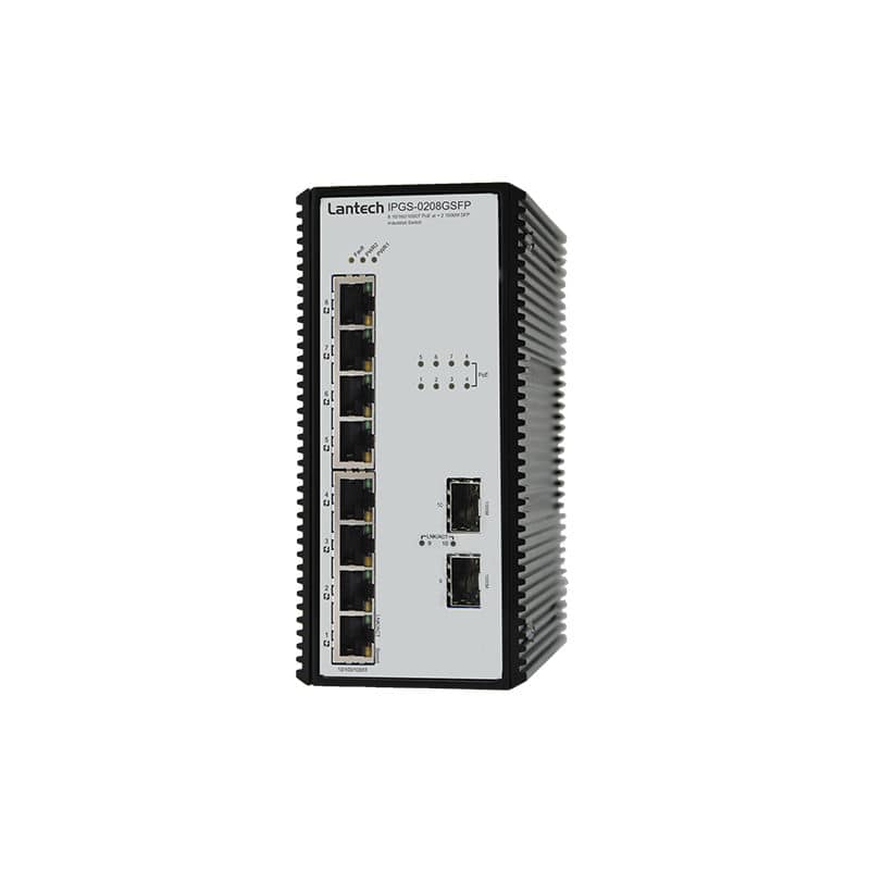 Ethernet Switch Unmanaged Ipgs 0208gsfp Series Lantech