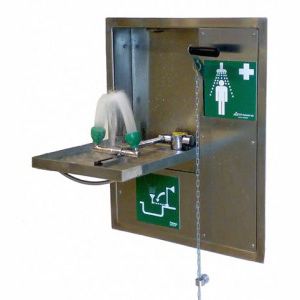 Wandmontierte Augendusche - 9682 - GIA Premix AB - Kunststoff / für Labor