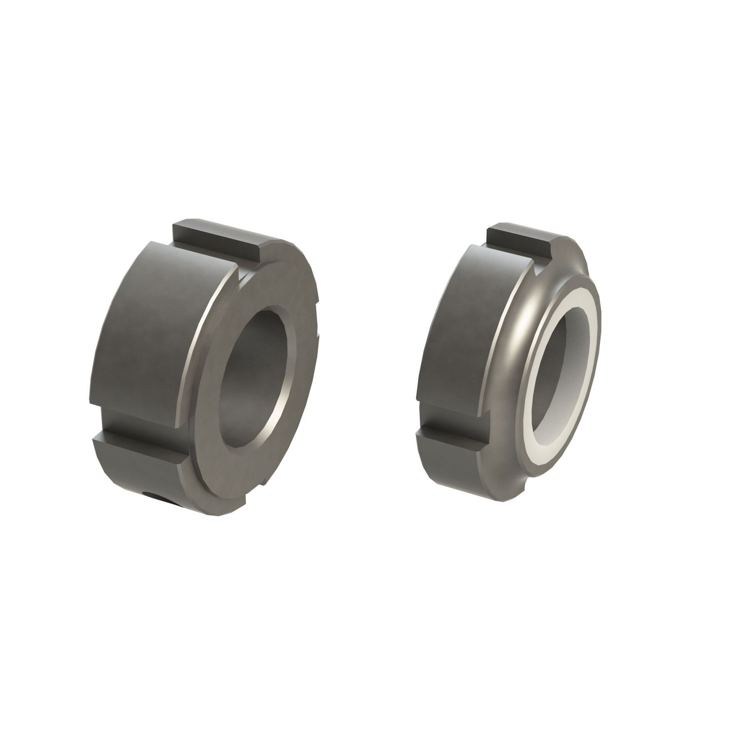 Kronenmutter - DRS, GUK - NEFF-Gewindetriebe - Stahl / Polyamid / Messing