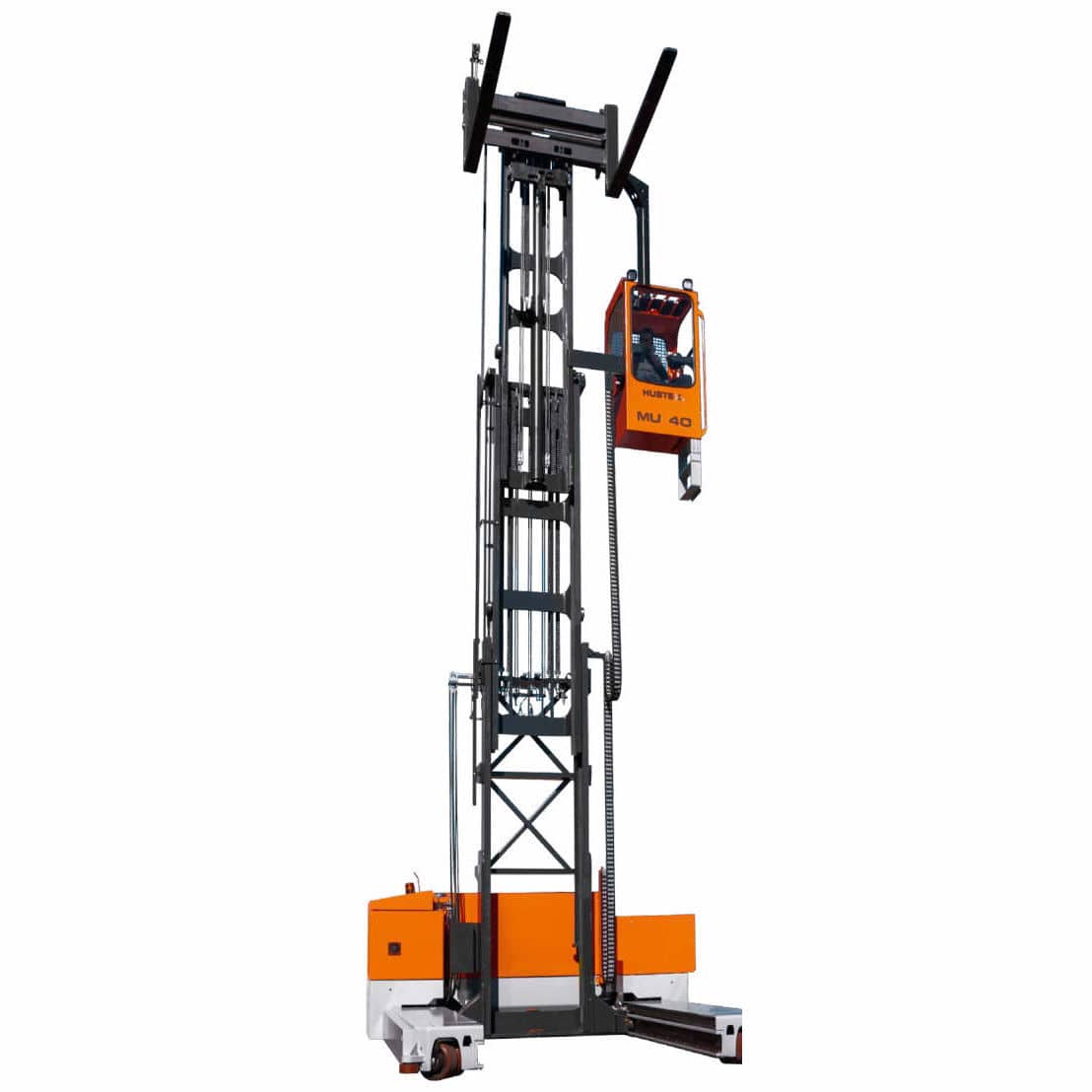 Elektrischer Seitenstapler - MU - HUBTEX - Sitz / für Materialumschlag ...