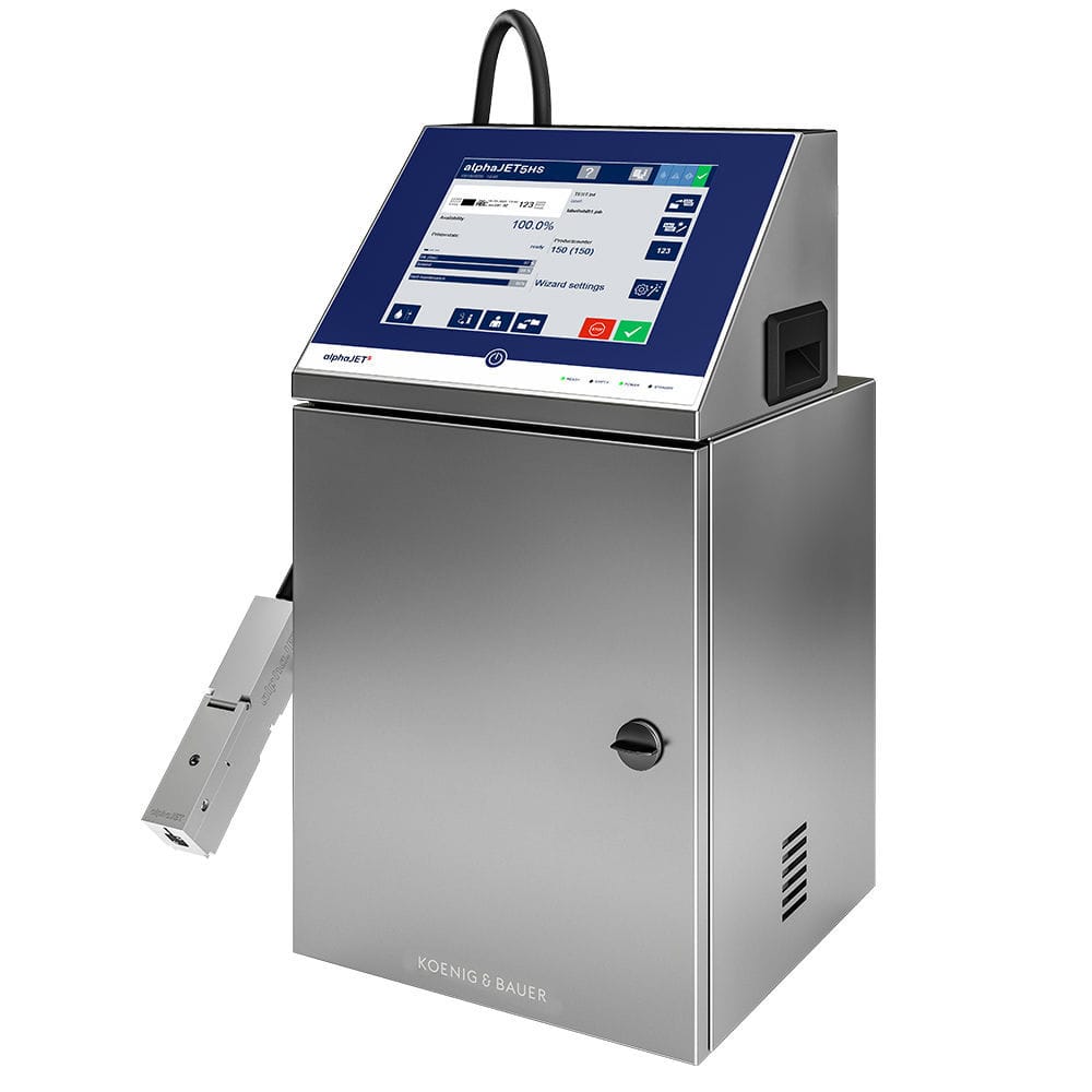 CIJ-Marken-Drucker - alphaJET5 HS - Koenig & Bauer Coding GmbH ...