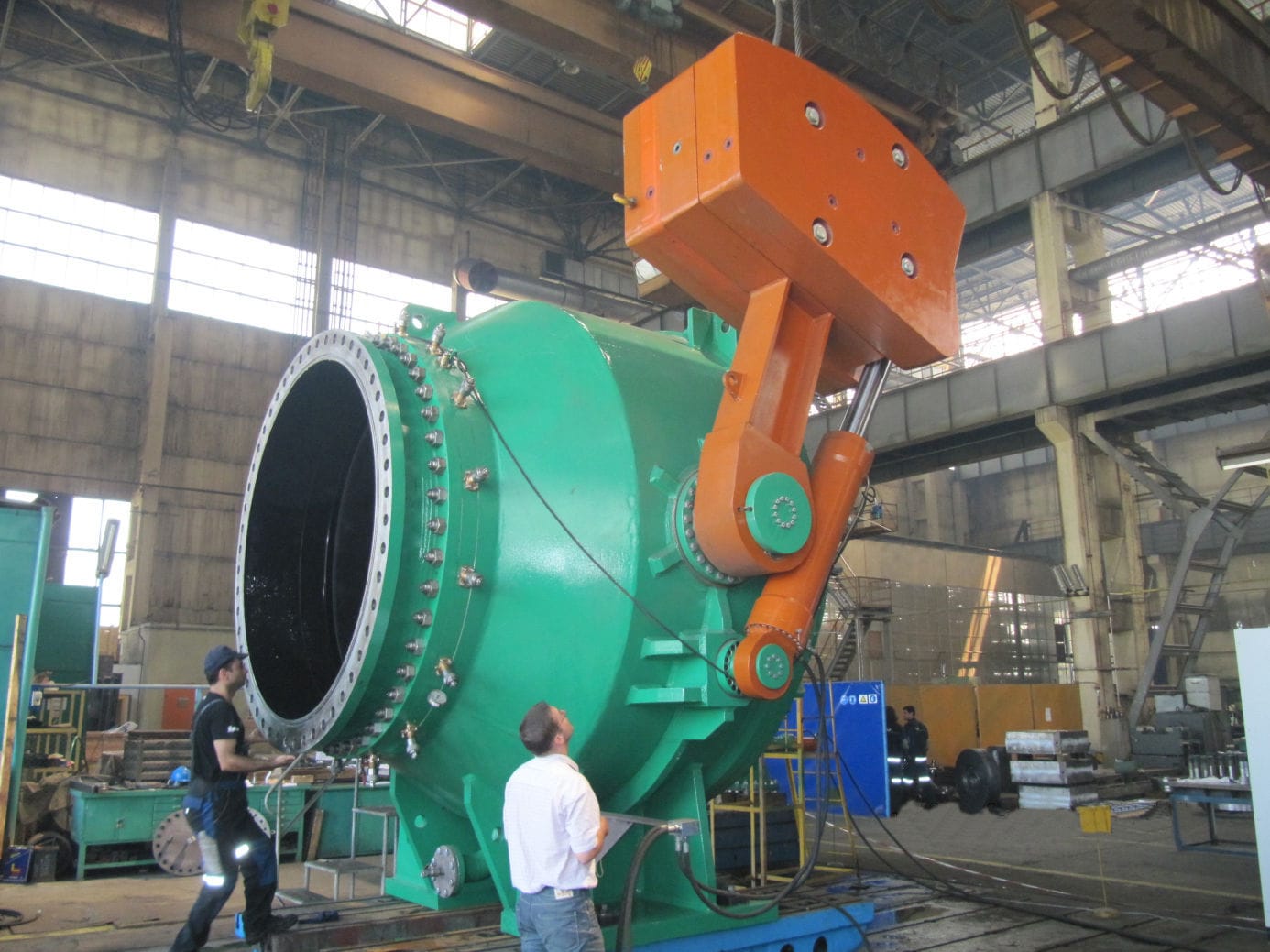 Kugelsitzventil - VAPTECH LTD - hydraulisch / für Rohre / für Gerinne