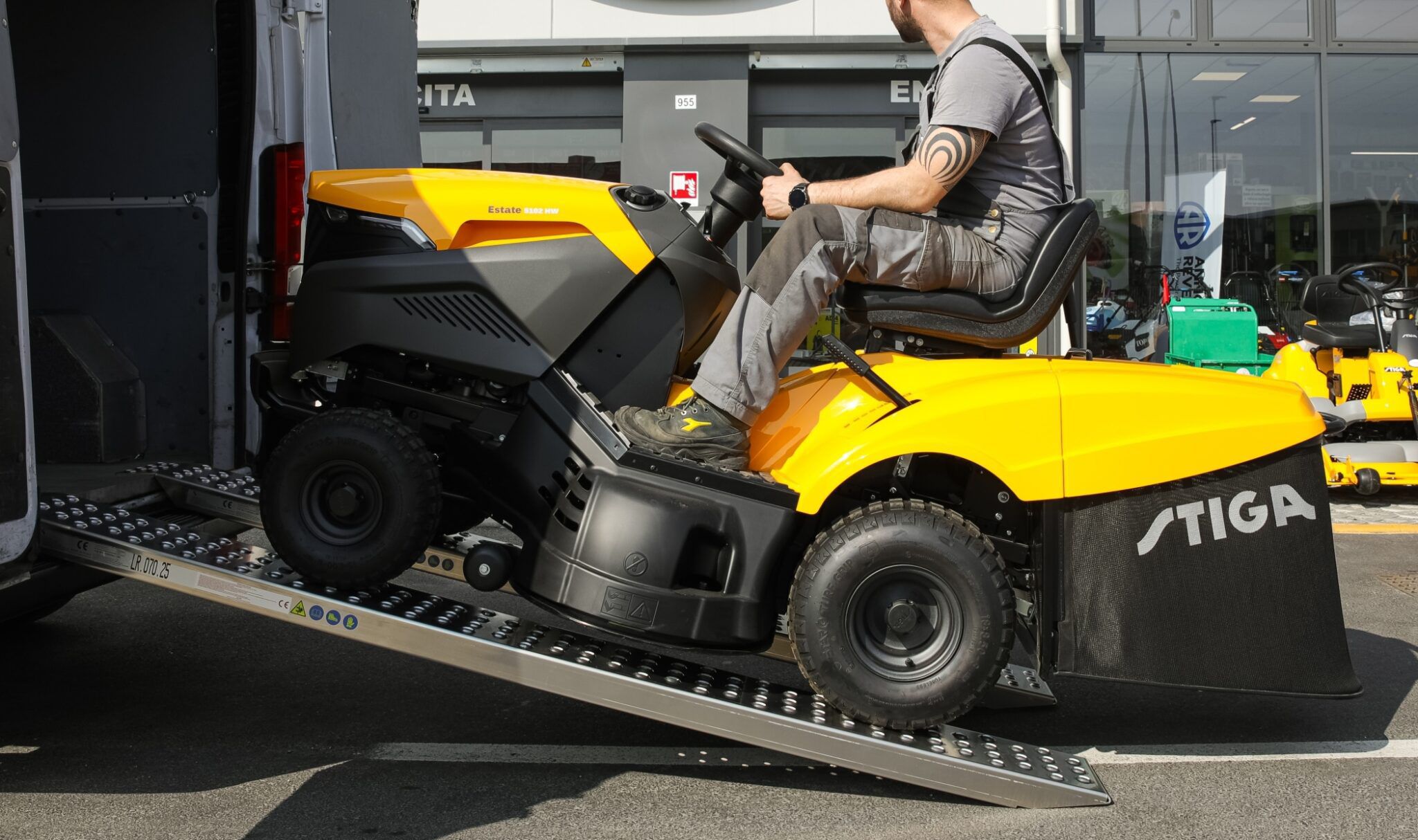 Laderampe für Nutzfahrzeug - LR - C.L.M - für Transporter / Aluminium