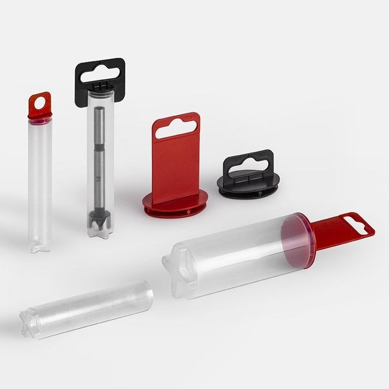 Kunststoff-Verpackungshülse - DYH series - rose plastic - für Bohrer