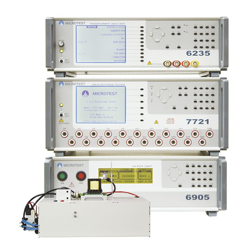Kombitester / dielektrische Steifigkeit - 6235+7721+6905 - Microtest ...