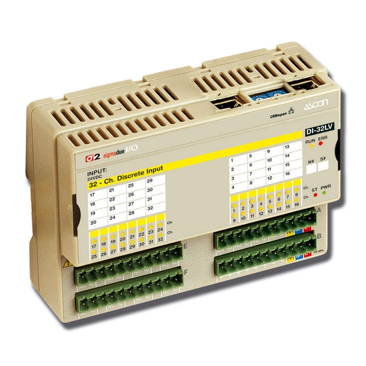 Digitales EA Modul - DI-32LV - ASCON TECNOLOGIC - Modbus / CANopen / 32 ...