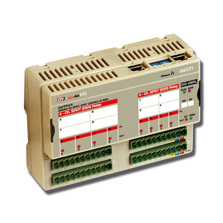 Digitales EA Modul - DO-08RL - ASCON TECNOLOGIC - CANopen / 8 ...