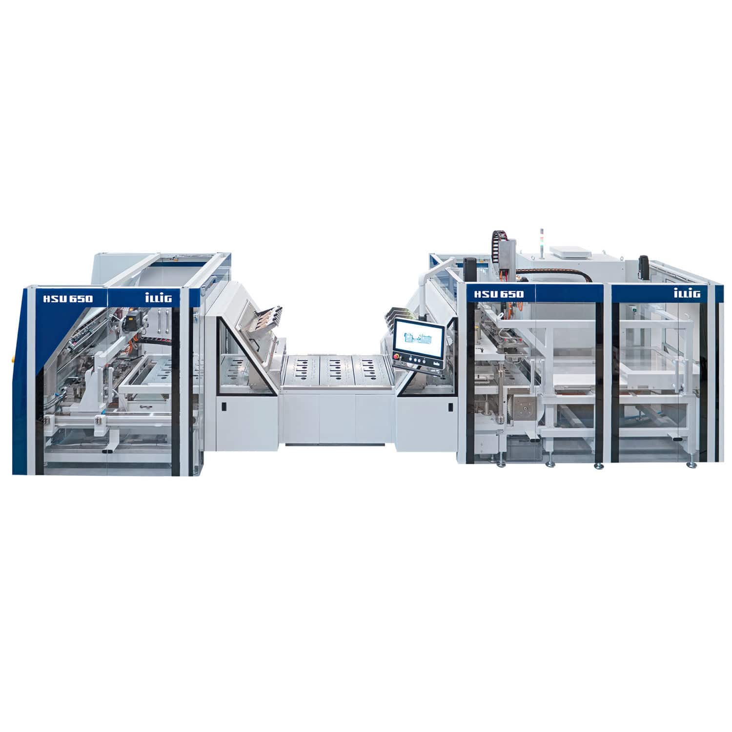 Blister-Verpackungsmaschine - HSU 650 - ILLIG Maschinenbau GmbH & Co. KG - automatisch / Papier ...