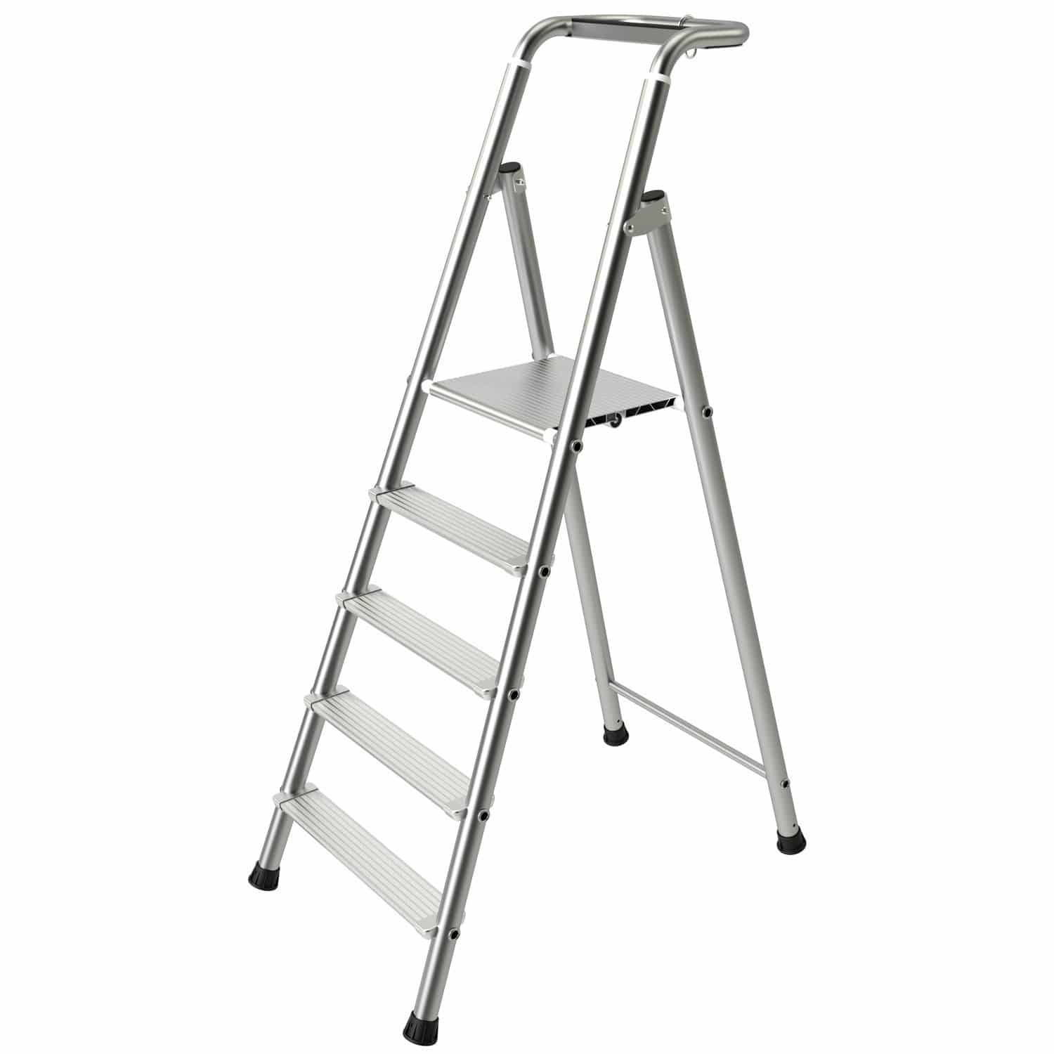 Sockelmontierte Trittleiter - PROBAT - TUBESCA - Aluminium / mit 4 ...