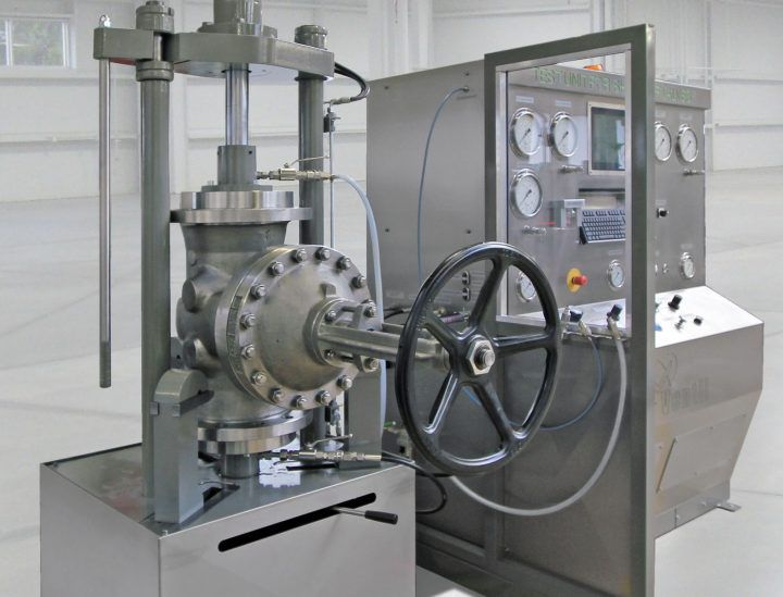 Vertikale Prüfstand - VCB30-S - Ventil Test Equipment BV - Druck / PC ...