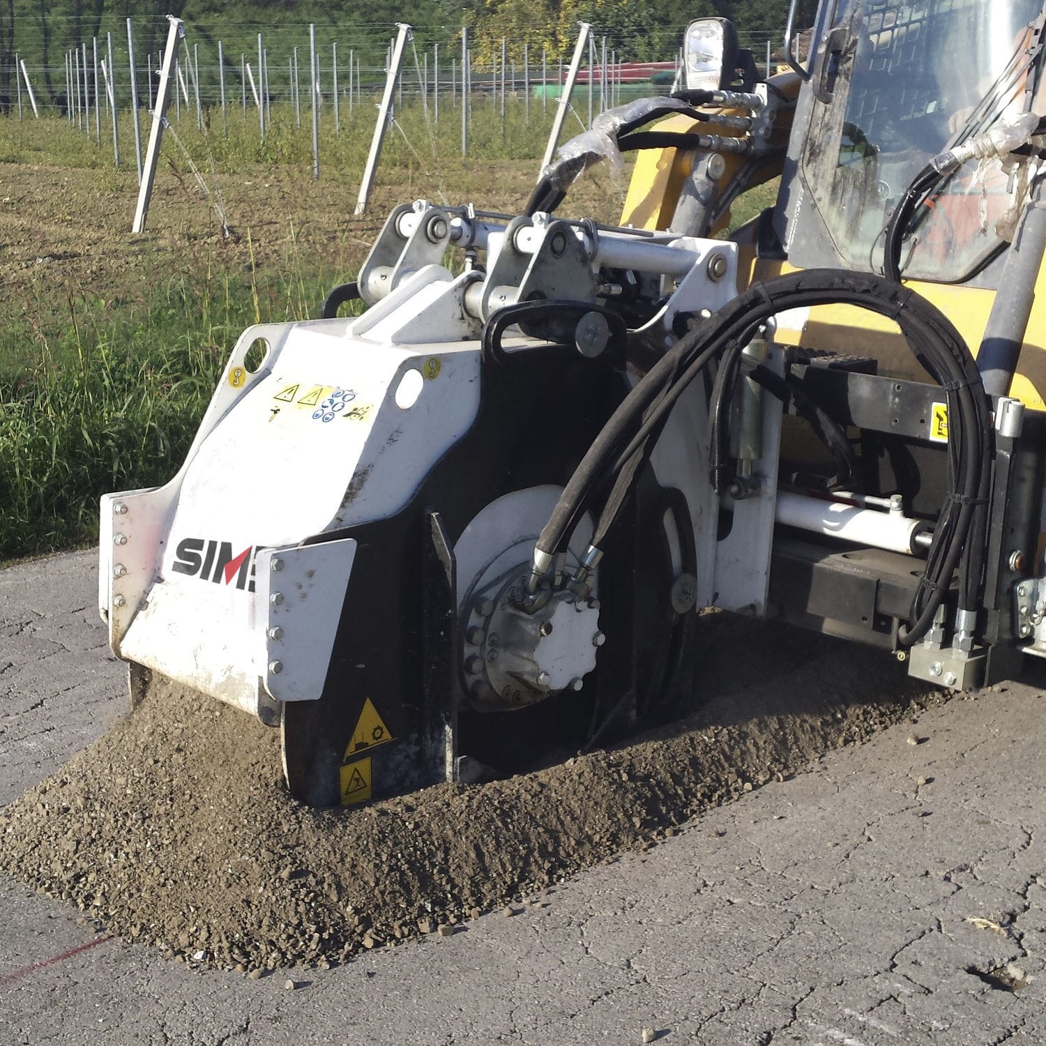 Kaltfräse für Kompaktlader - PL 40.35 - Simex S.r.l - kompakt / für Asphalt