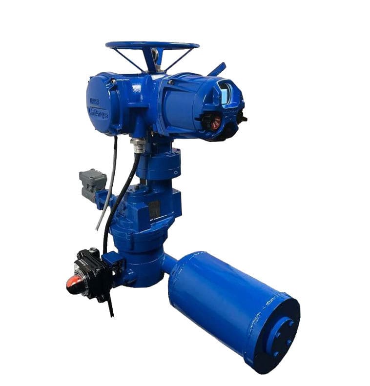 Elektrischer Antrieb - MXFS - FLOWSERVE - mit Federrückstellung / Stahl ...