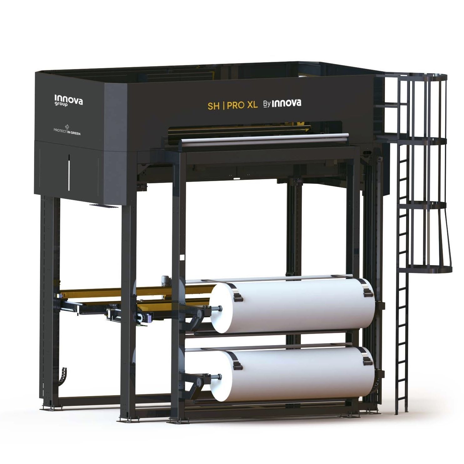 Haubenmaschine mit Stretchfolie - SH | PRO XL - INNOVA MAQUINARIA ...